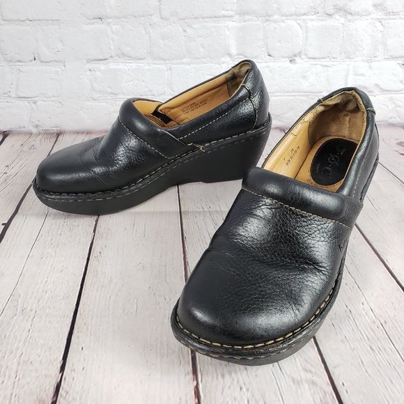 boc | Shoes | Boc Slip On Leather Clogs Womens 7 Eu 38 Shoes | Poshmark